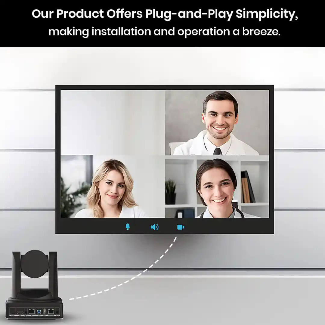 Tonzo PTZ-410 – AI Powered PTZ Camera with 10× Optical Zoom & Full HD